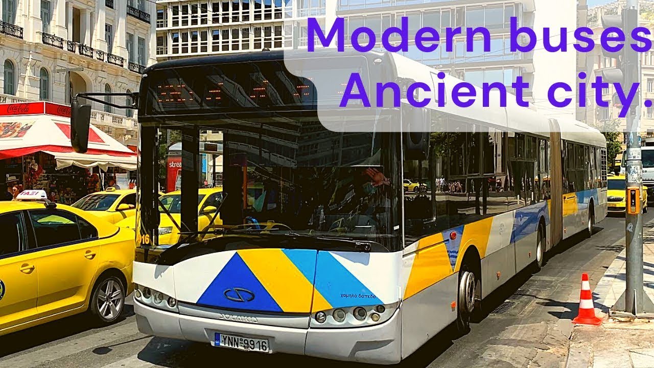 BUSES in ATHENS, GREECE | OASA Public transportation | August 2022 ...