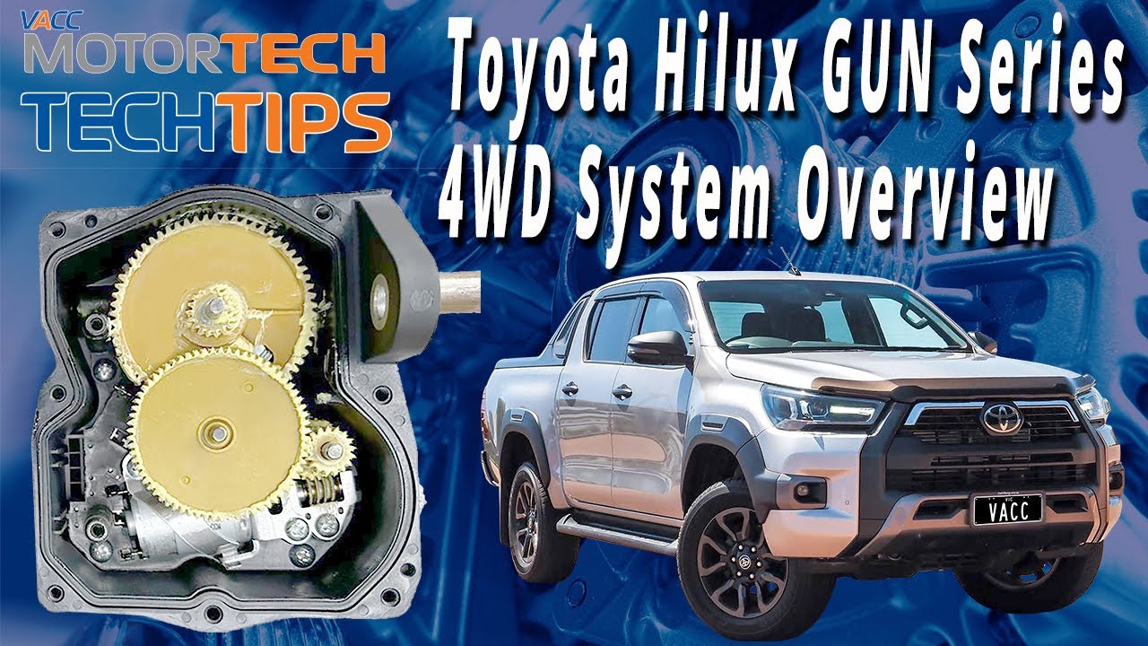 Toyota Hilux GUN Series 4WD System Overview - YouTube