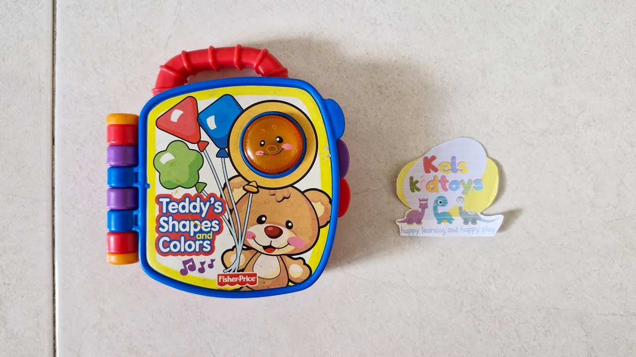Fisher Price Teddy's Shapes and Colors Book - YouTube