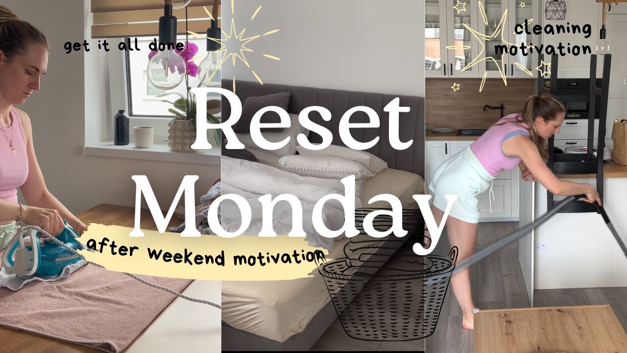 MONDAY RESET: Cleaning Motivation/Conquer Your To-Do List - YouTube