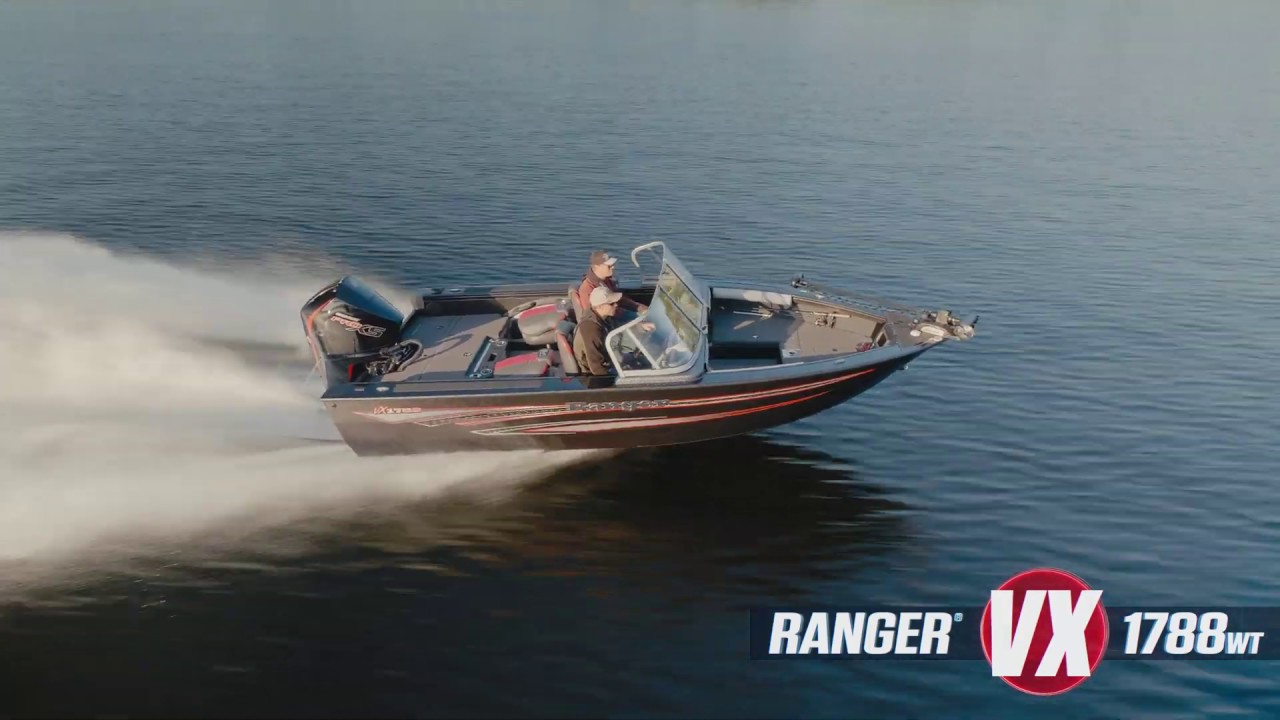 Ranger VX1788WT Aluminum Deep V On-Water Footage - YouTube