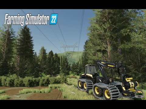 FS22🌲Logging🌲Ponsse Bear🌲New Map🌲A good forest, but a lot of bushes..🌲 ...
