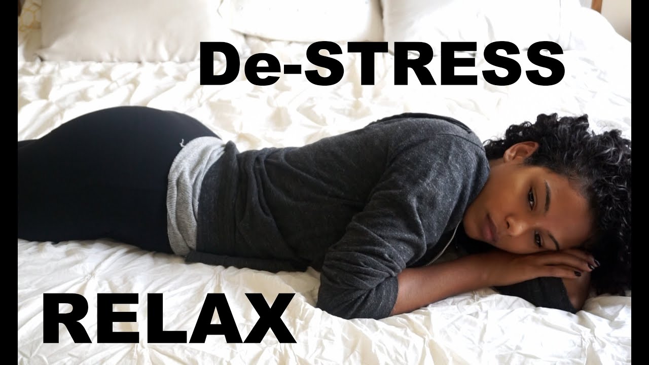 Relax & De-Stress // Night Routine - YouTube