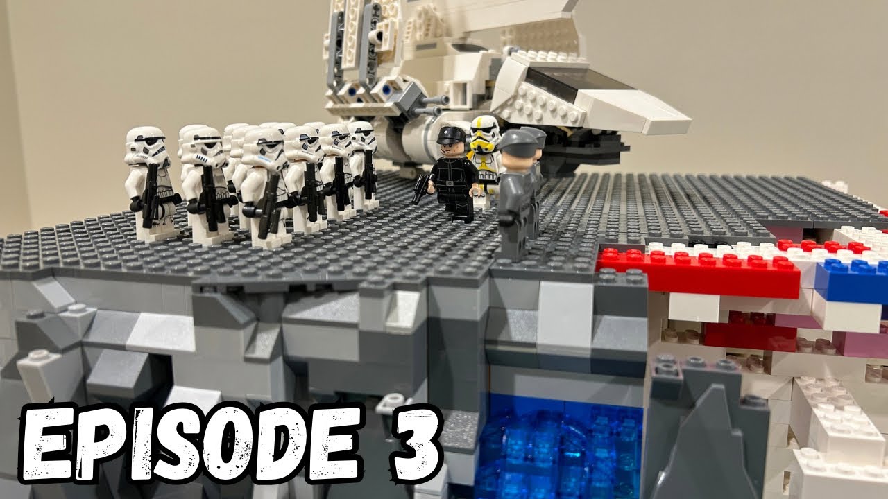 LEGO Star Wars | Building an Imperial Base Episode 3- Rockwork - YouTube