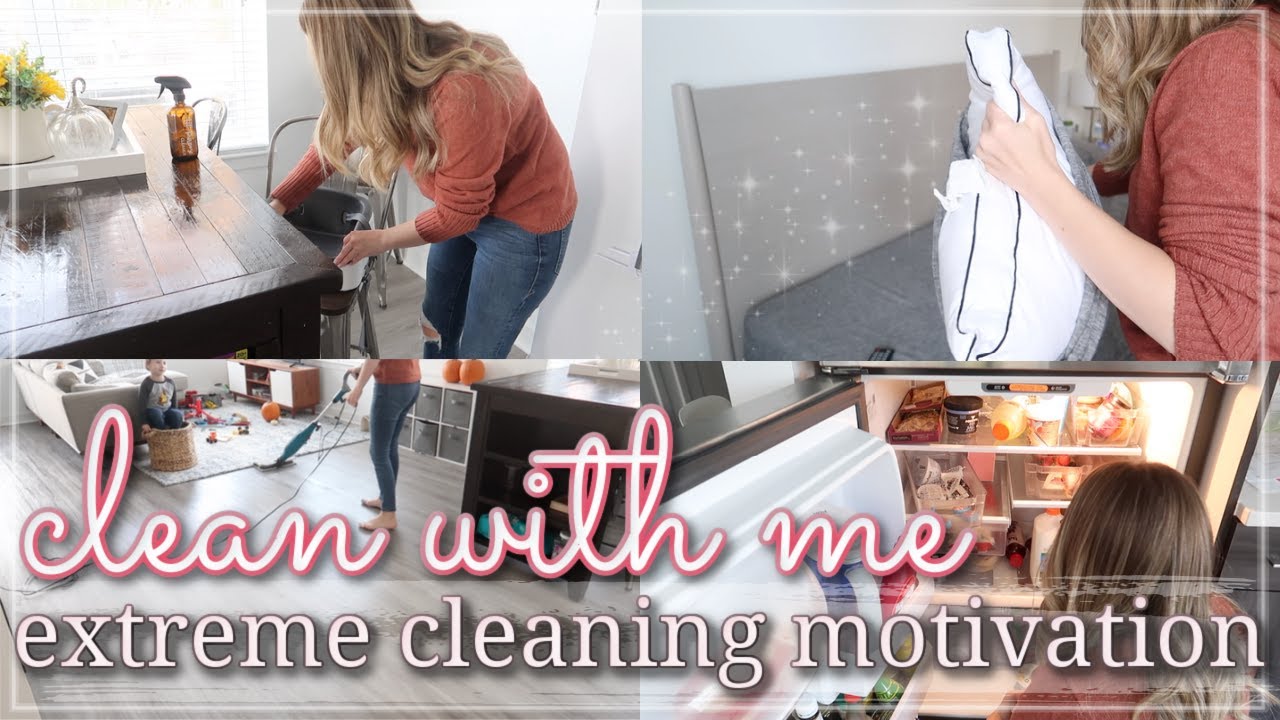 ALL DAY EXTREME CLEAN DECLUTTER & ORGANIZE WITH ME 2020 / WHOLE HOUSE ...