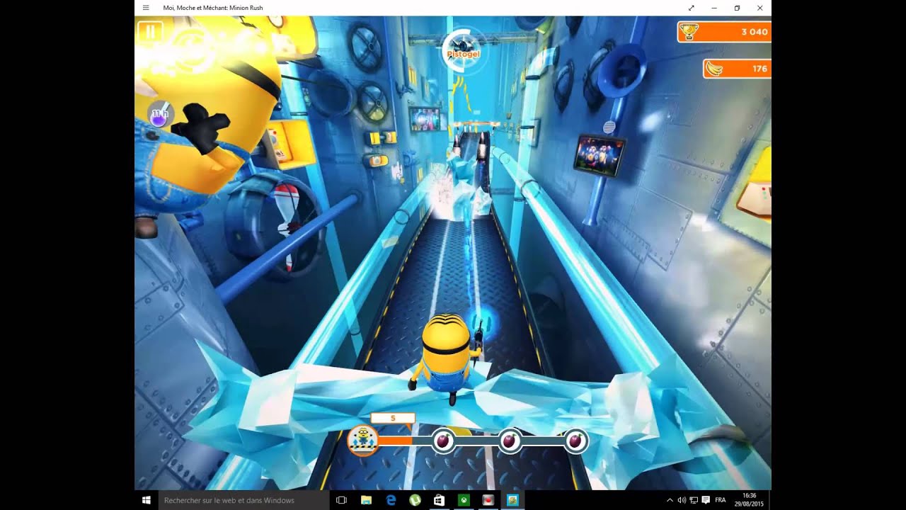 MINION RUSH petit gameplay windows 10. - YouTube