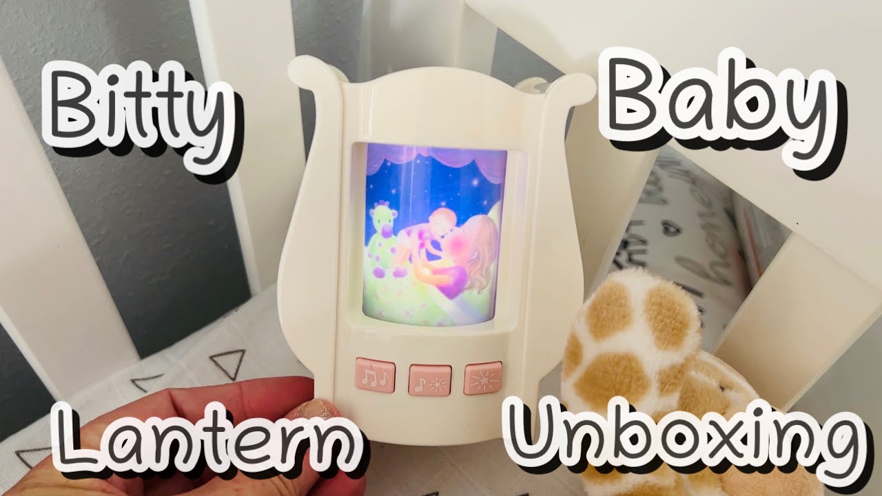 Adorable crib lantern by bitty baby opening trying it out w/the reborns ...