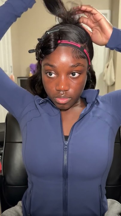 QT Hair Holding Curls The Best!!Go Slay Your Bun & Curls Style Now!!#qthair #wiginstall # ...