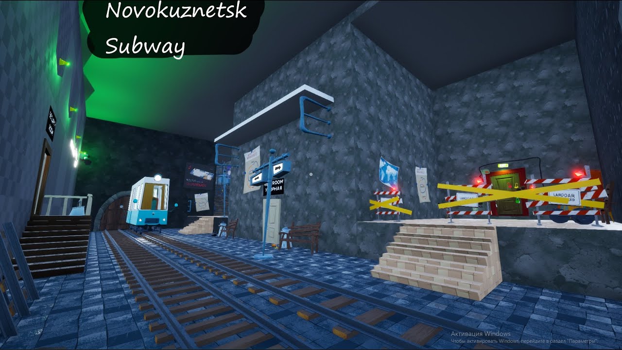 Hello Neighbor Mod Kit прохождение мода Novokuznetsk Subway - YouTube