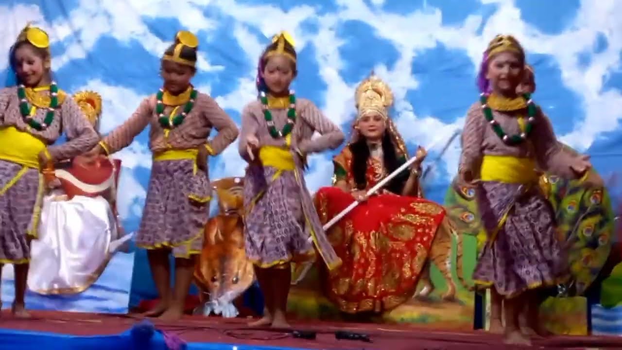 happy dashain program in dhulabari nepal - YouTube