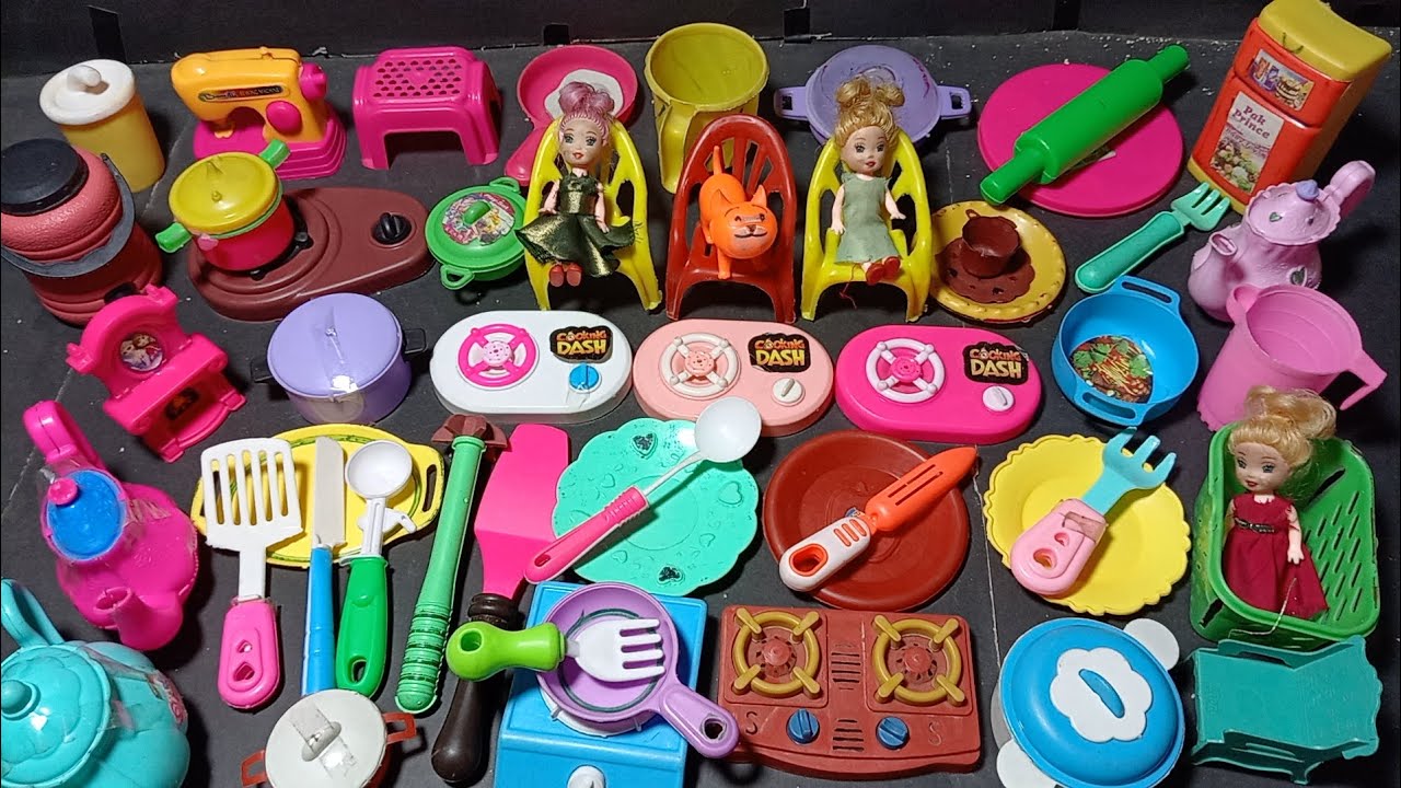 4 minutes satisfying with unboxing cute hello kitty kitchen Playset ...