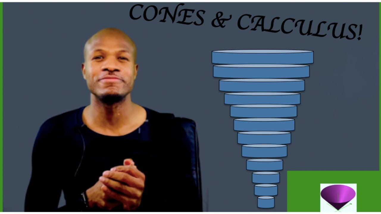 How to find the Volume and Surface Area of a cone - Calculus II - YouTube