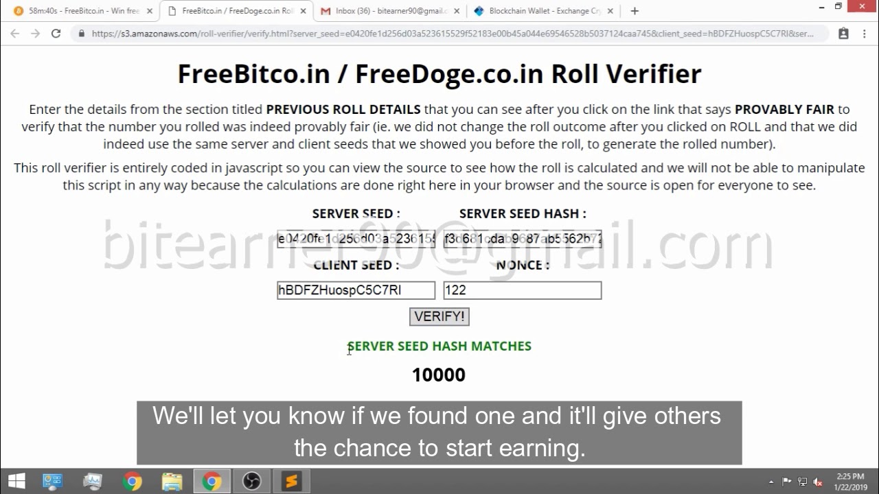 Earn $200 a day JANUARY 2019 [Freebitco.in Script] - YouTube