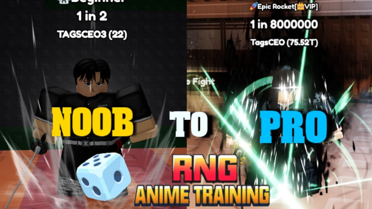 Noob To Pro Anime Training RNG - YouTube