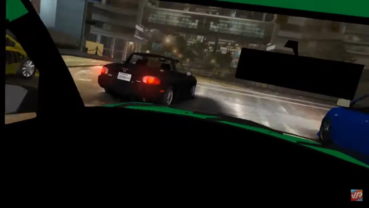 Need for Speed Underground in VR race1 Cockpit view Oculus Rift - YouTube
