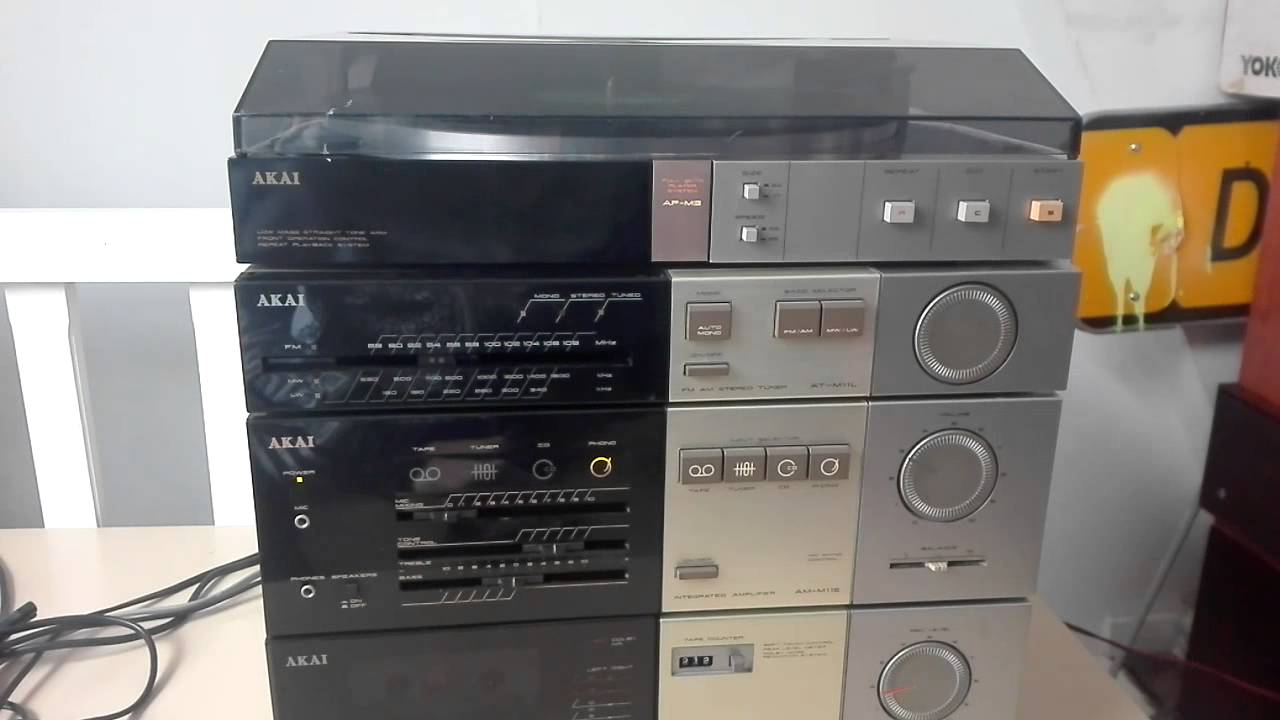 Platine vinyl Akai ap m3 - YouTube