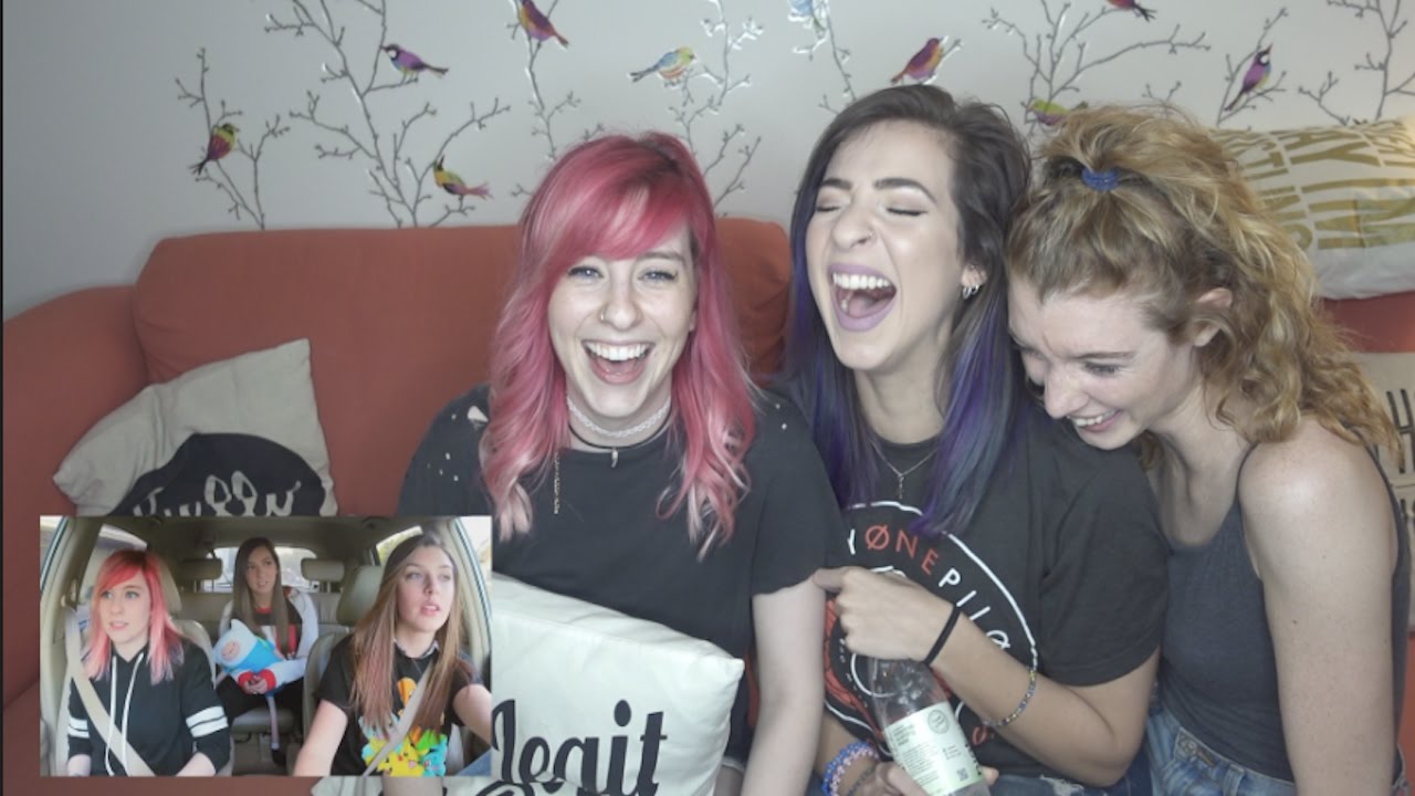 REACTING TO OLD VIDEOS ft. THE GABBIE SHOW!! - YouTube