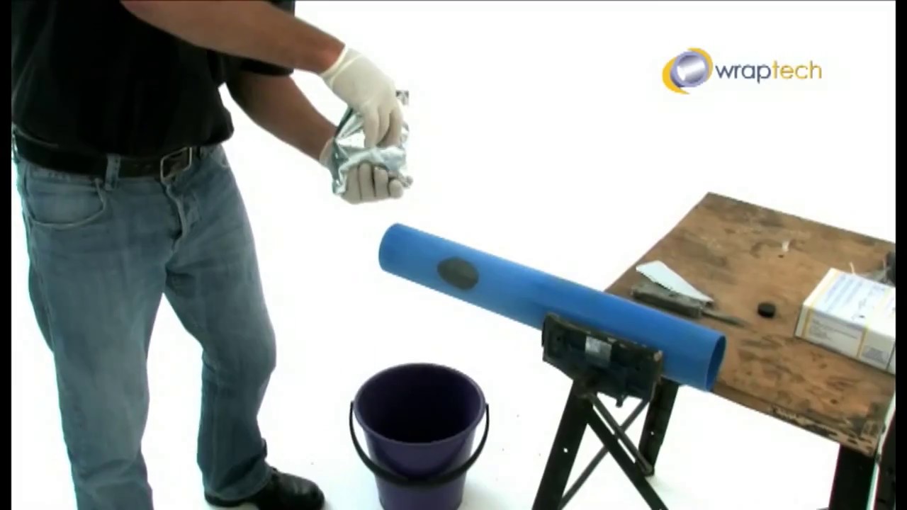 Wraptech- Pipe repair- Installation Video - YouTube