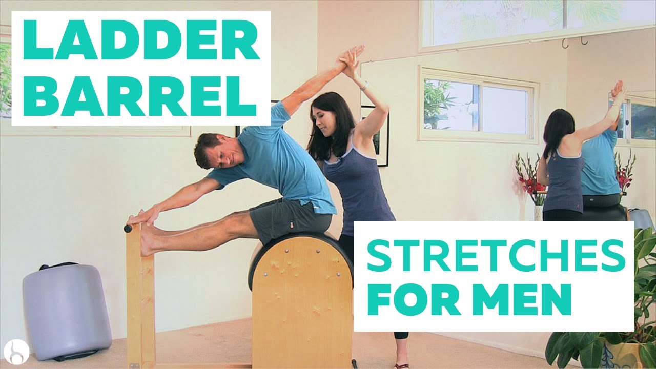 Basic Pilates Ladder Barrel Stretches for Men - YouTube