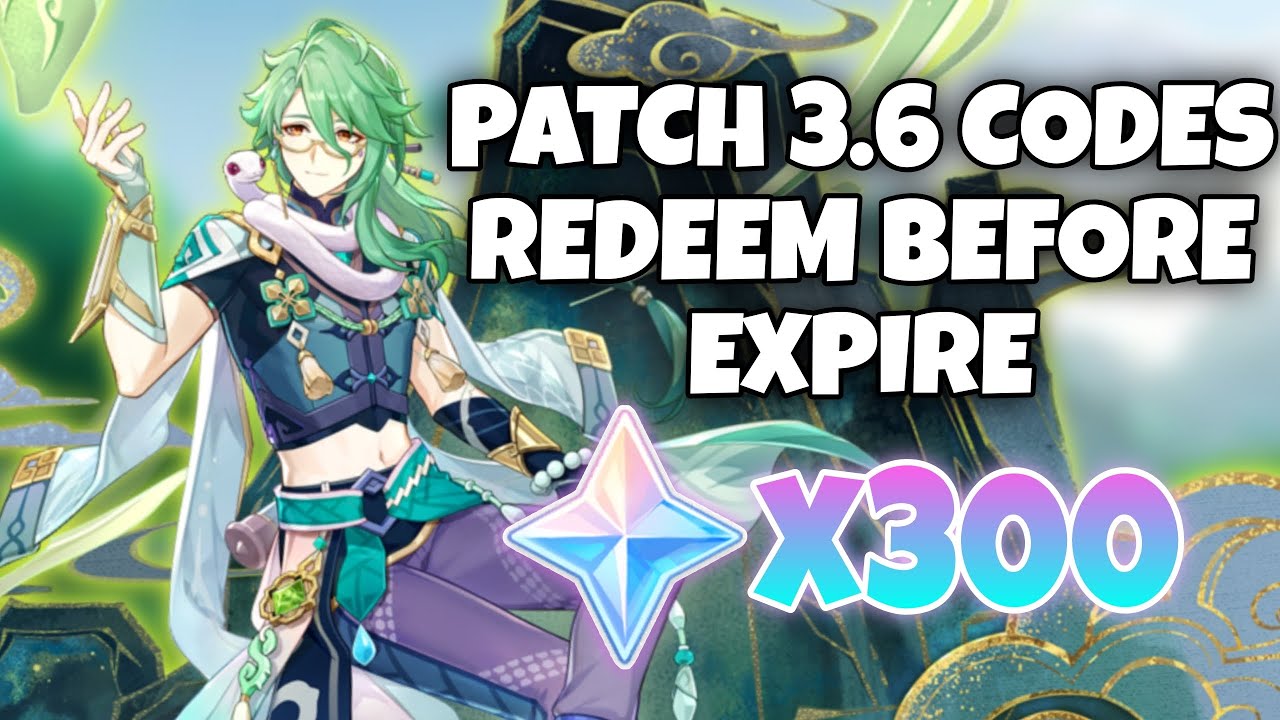 Patch 3.6 Special Program Codes! Redeem Now! | Genshin Impact - YouTube