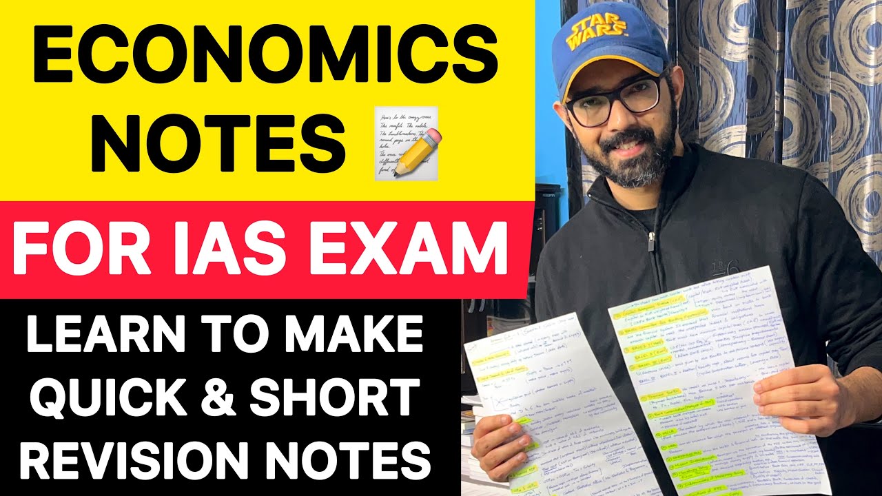 Economics Short Notes for UPSC Exam - YouTube