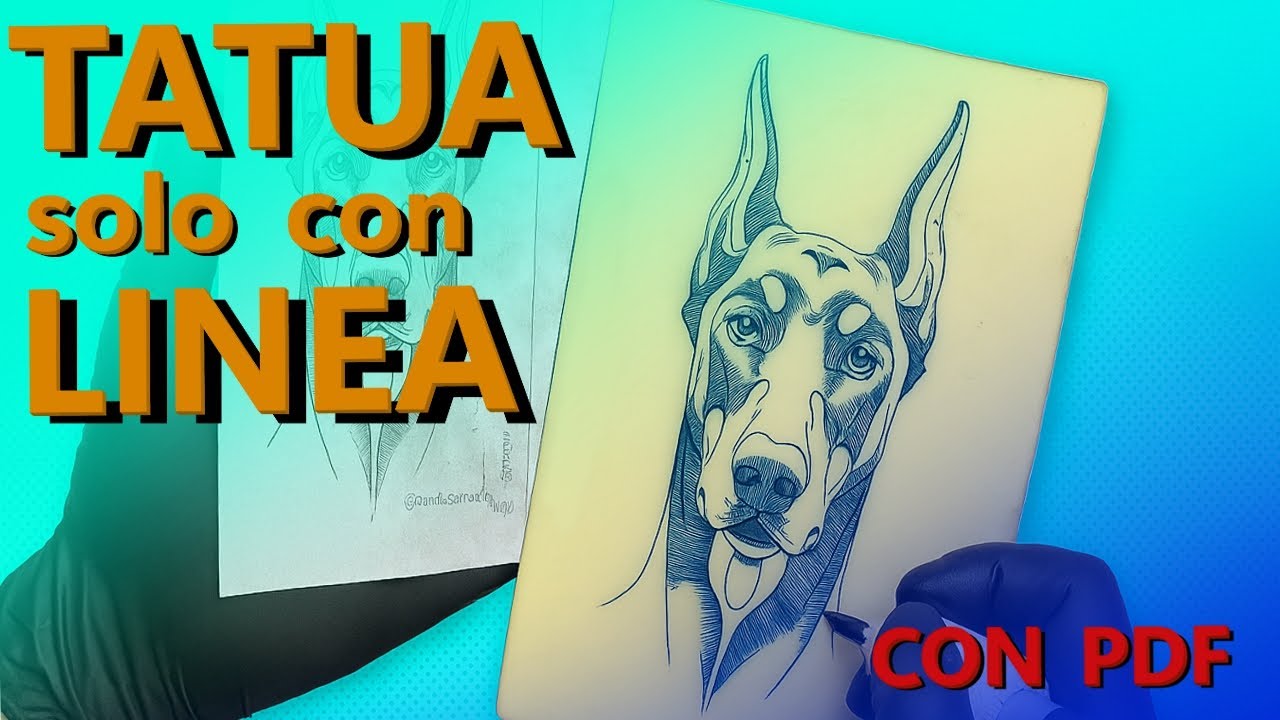 CÓMO hacer TATUAJES solo con Línea | CLASE 3: Curso de tatuaje Nivel ...