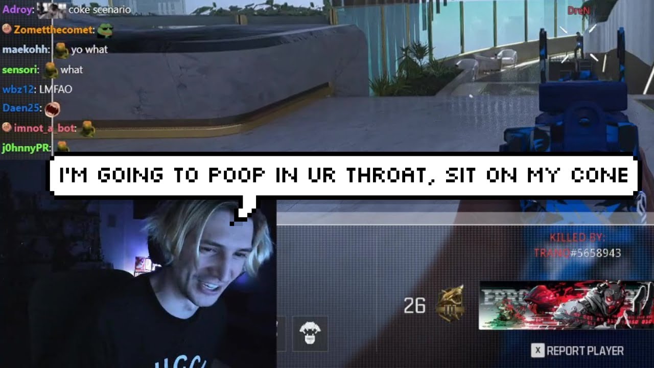 xQc Has The Weirdest Trash Talk Ever - YouTube