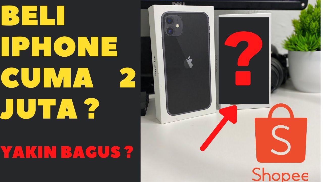 🔴 UNBOXING IPHONE BELI DI SHOPEE – REKOMENDASI TOKO IPHONE SECOND DI ...