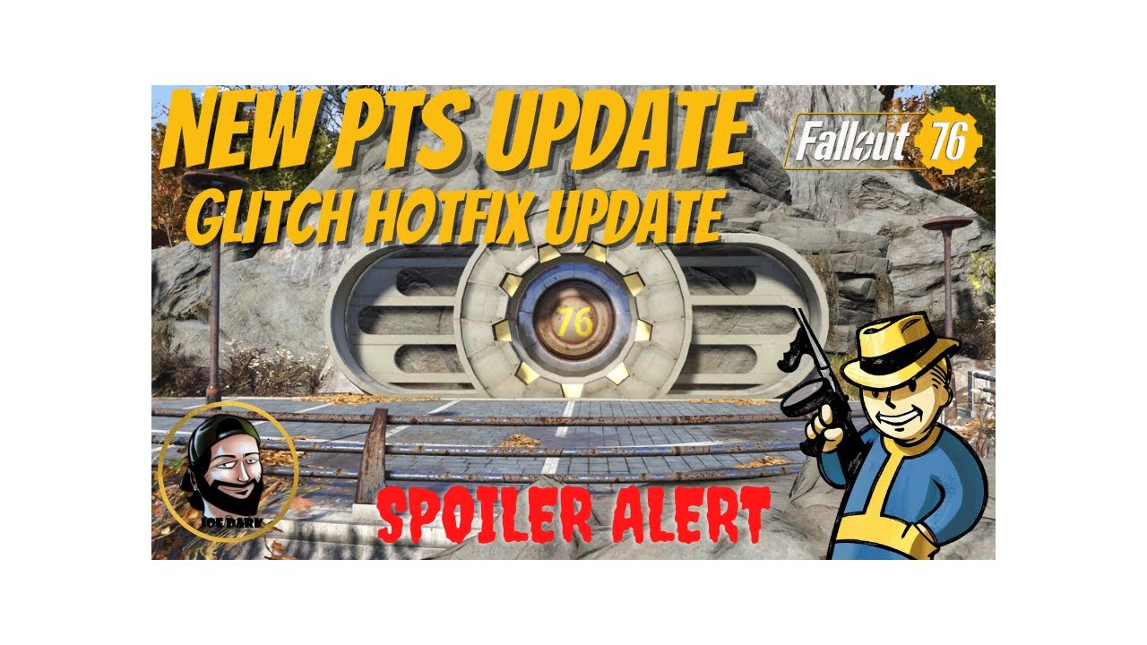 FALLOUT 76 PTS UPDATE HOTFIX UPDATE - YouTube