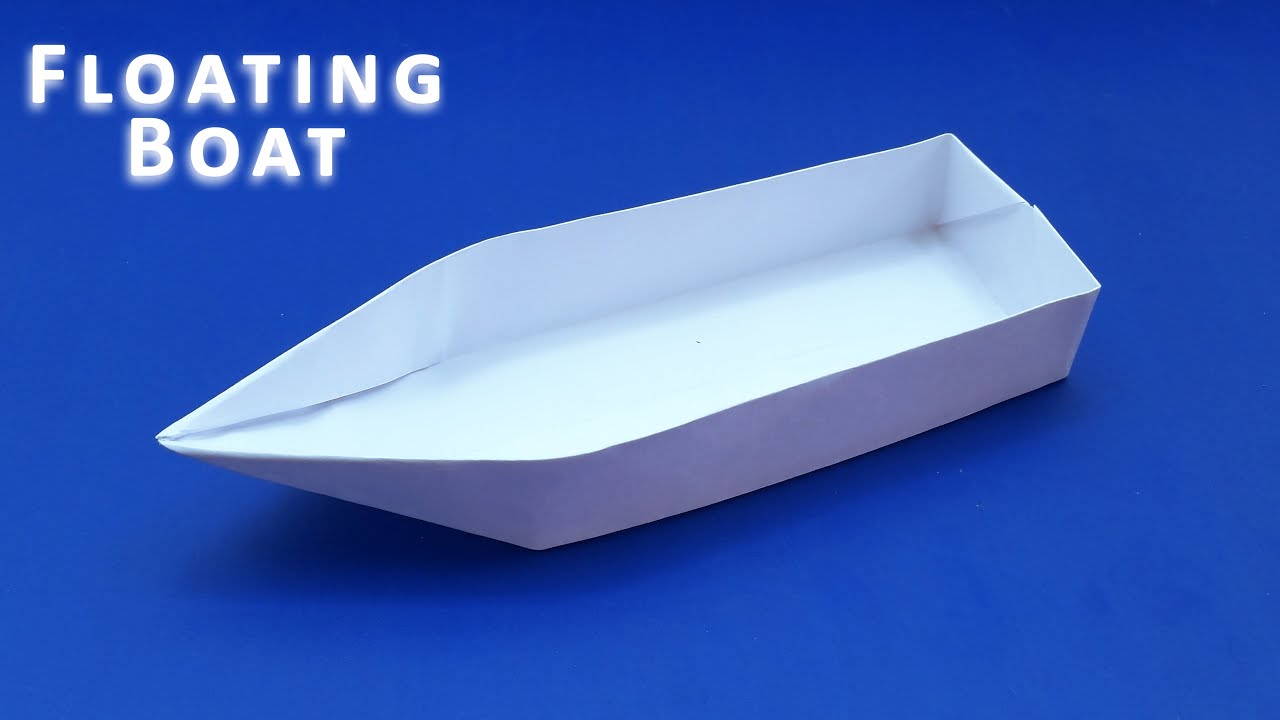 How To Fold Paper Boat | Making Paper Boat Without Glue Tape And ...