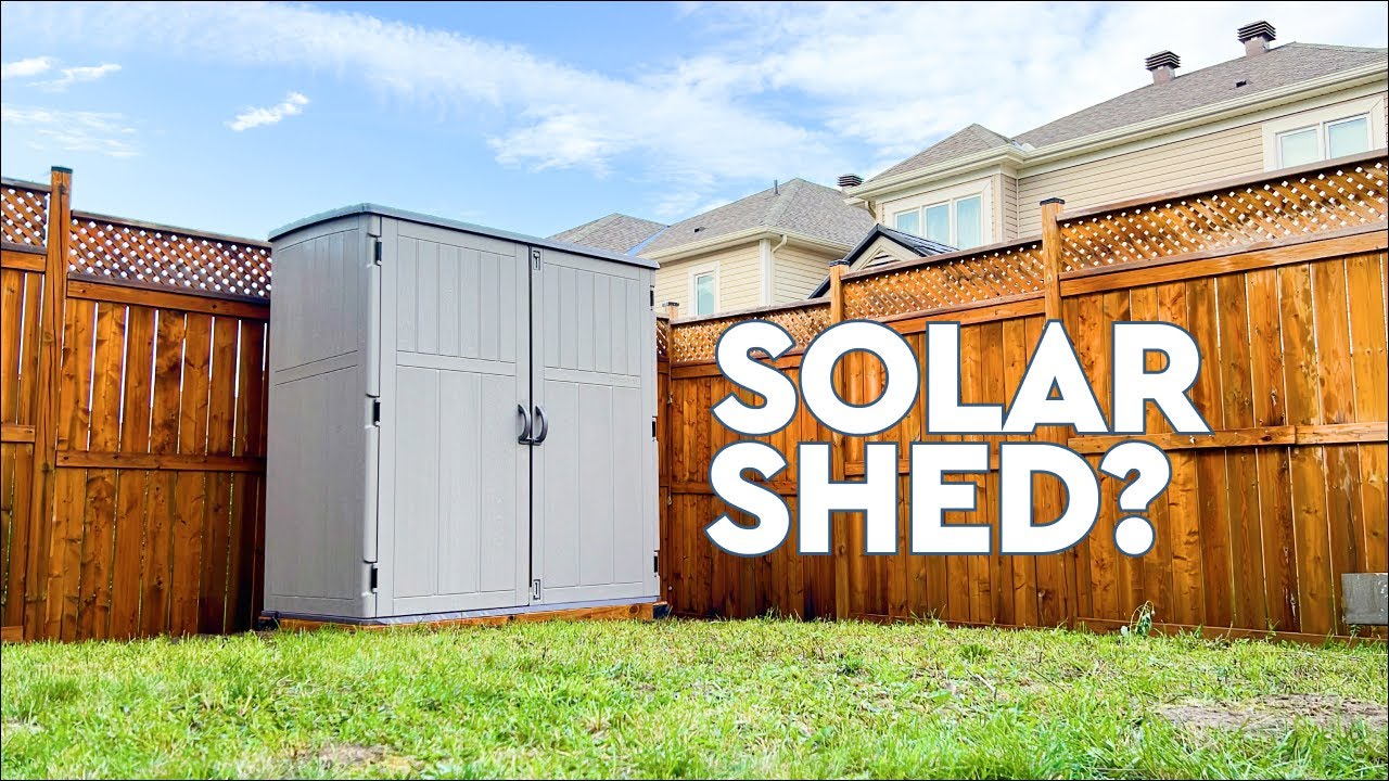 200W Solar Panel on a Backyard Shed: Any Good? - YouTube