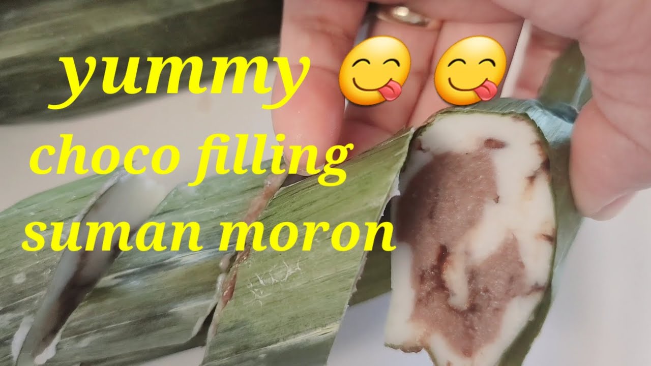 the making of suman moron with chocolate fillings @createwithdawn8500 ...