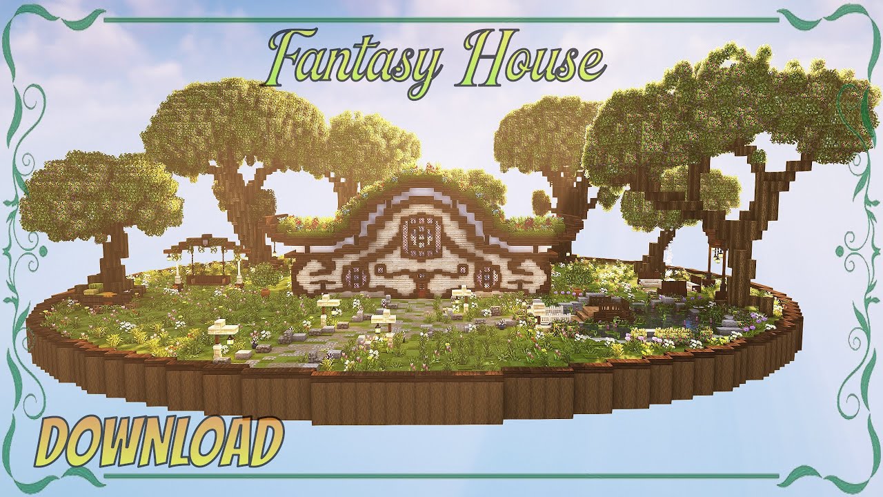 I Built a Magical Fantasy House in Minecraft! (Hobbit-Inspired) - YouTube