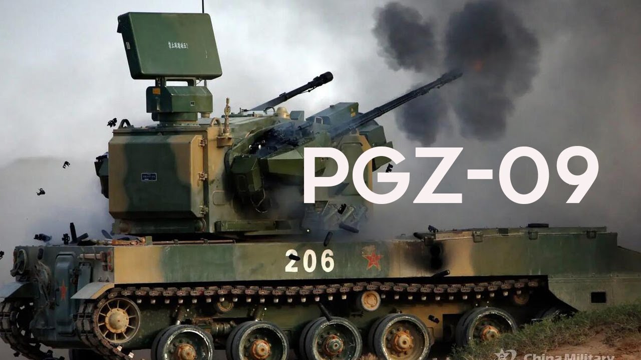 PGZ-09 35 mm: China's Self-Propelled Anti-UAV System - YouTube