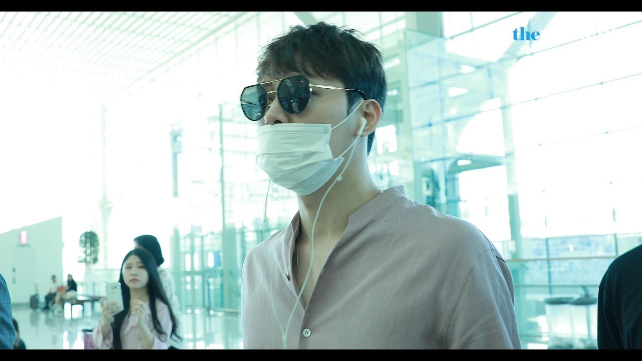 [WD영상][4K] JYJ 박유천 7월 20일 대만행 인천국제공항 출국 현장 - YouTube