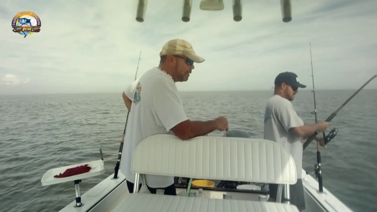 Fishing for Bull Redfish - Red Drum w/Capt Richie Lott in Coastal ...