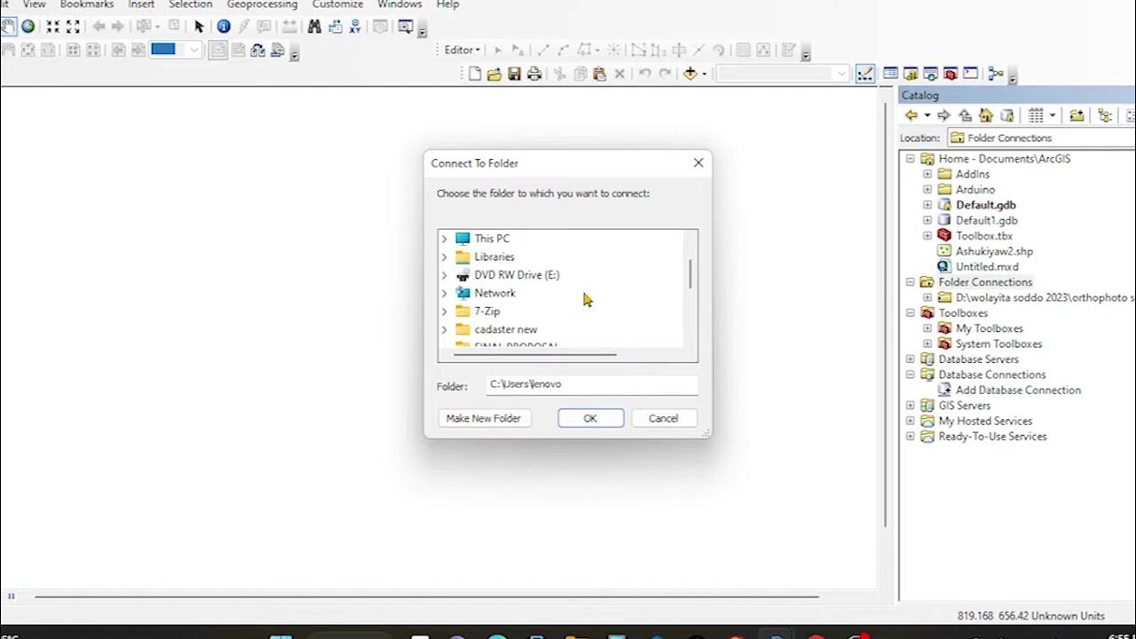 How To Add Data And Connect Folder To ArcGIS Software how-to-add-data-and-connect-folder-to-arcgis-software