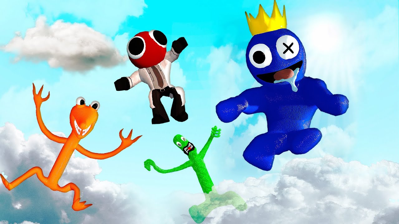 Rainbow Friends: Ragdoll Epic Jumps & Falls - GMOD ep.64 - YouTube