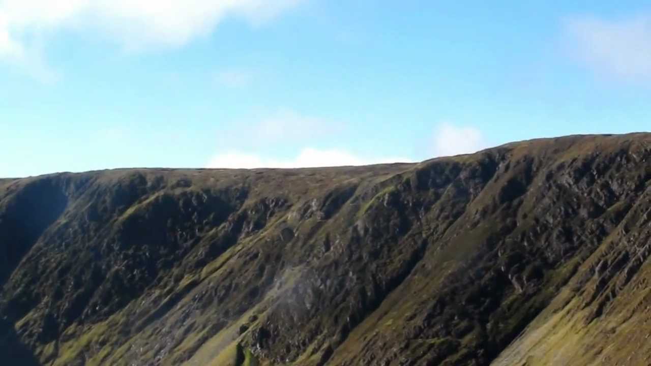 Ridge walking on to Maumtrasna - YouTube