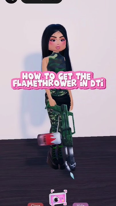 🔥 How to get the FLAMETHROWER in DTI and the NEW CODE ITEM Dress To ...