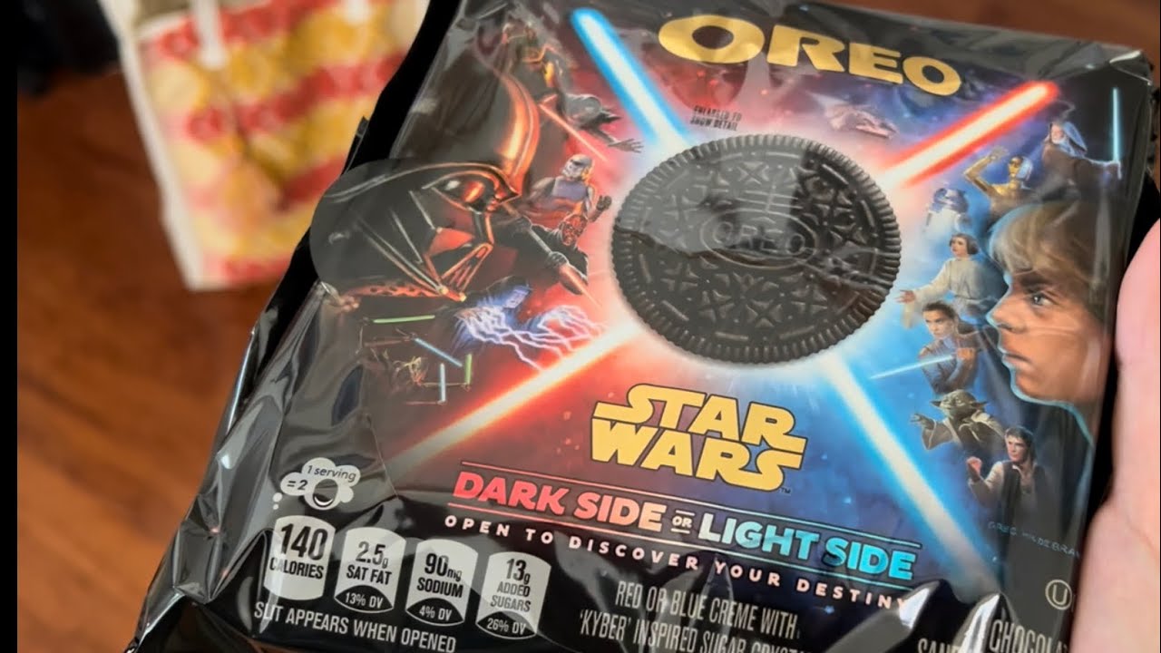 Oreo Star Wars Dark Side or Light Side - YouTube
