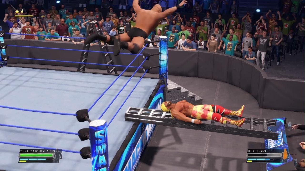 Stone Cold Steve Austin vs Hulk Hogan ( Ladder Match Full Hd 1080p 60 ...