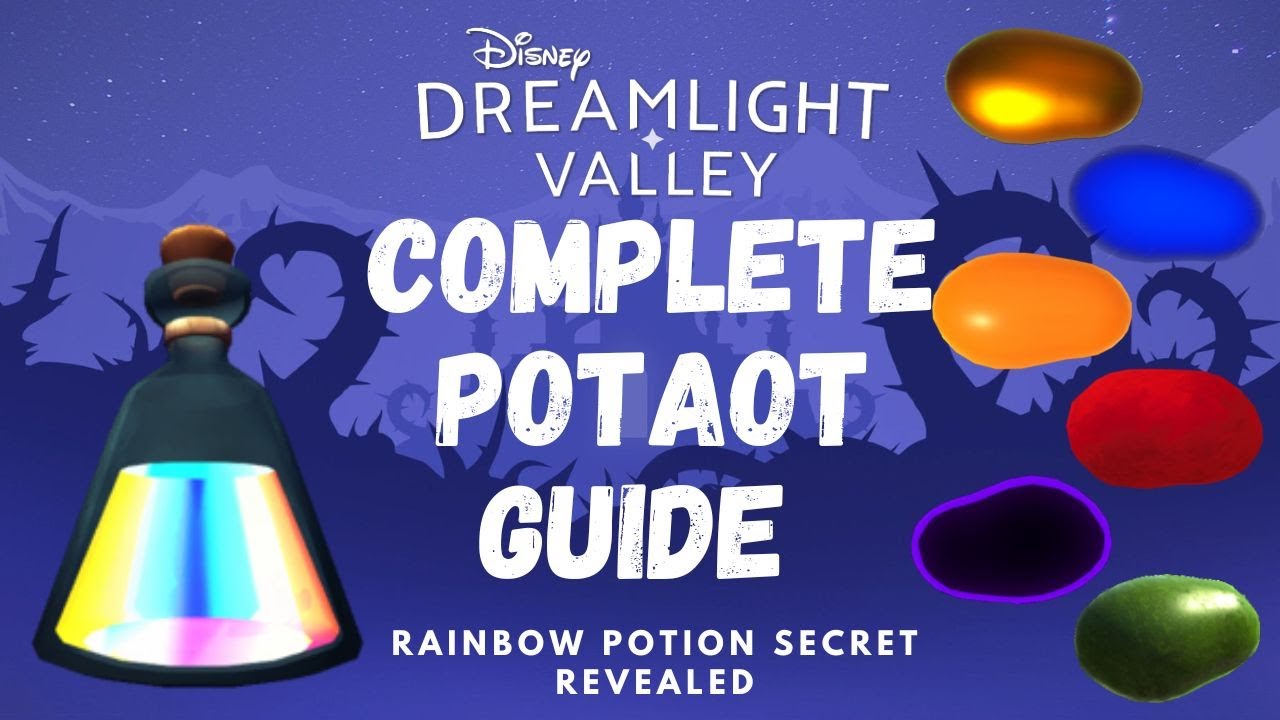 COMPLETE Potato Guide and our SECRET AWARD Solved | Dreamlight Valley ...