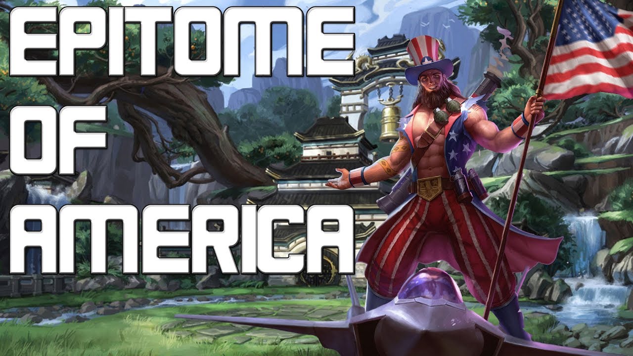 Smite - THIS NEW POSEIDON SKIN IS THE EPITOME OF AMERICA ...