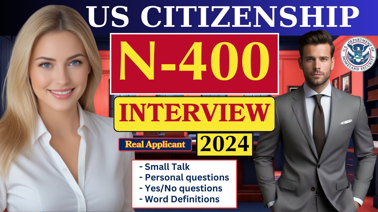 NEW! US Citizenship Interview (Actual Case) 2024 Questions & Answers ...