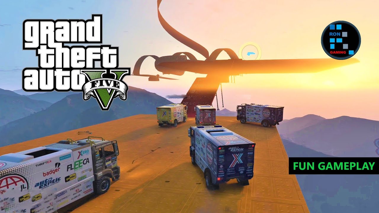 GTA V | RON GETS DNF ON THE LAST CHECKPOINT - YouTube