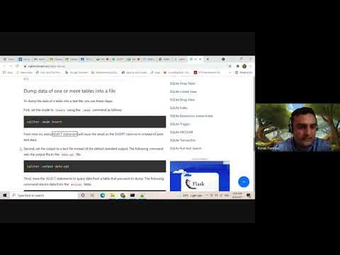 SQLite dump command for backup in text file of specific table or full ...