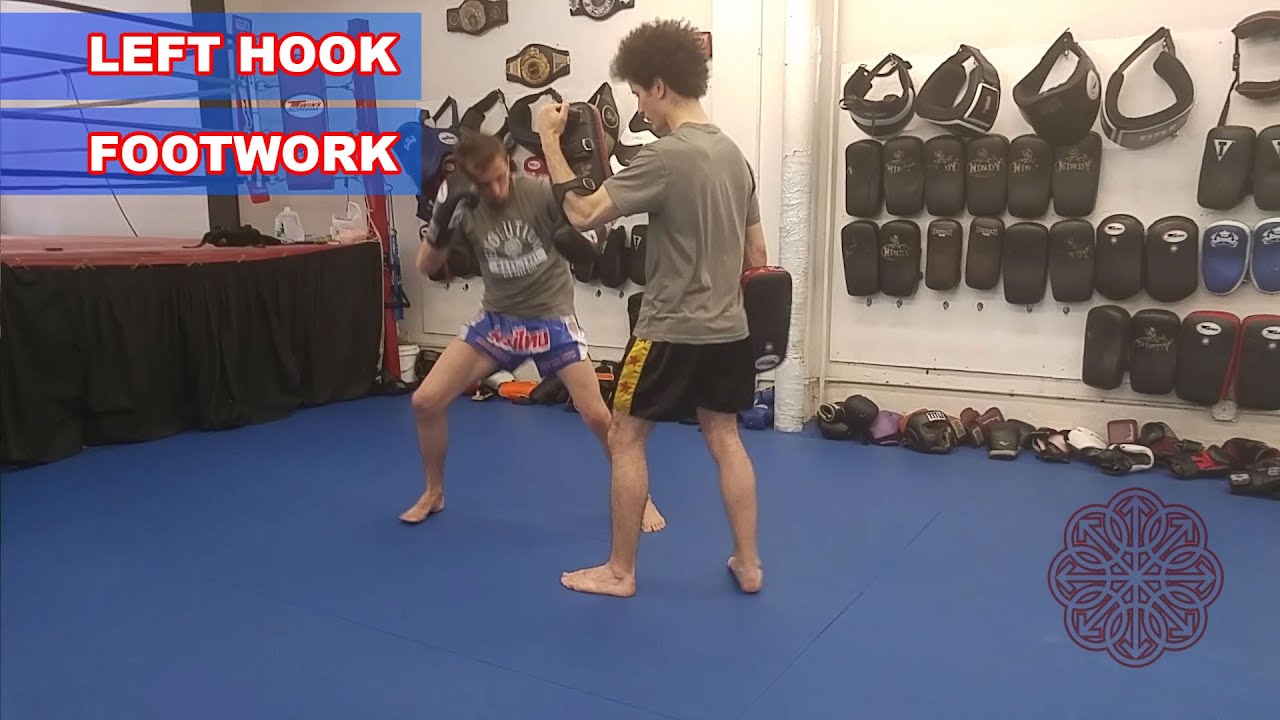 Left Hook Footwork Drill - YouTube