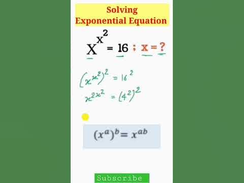 Solving exponential equation/Simplification tricks #ssccgl2023 #shorts ...