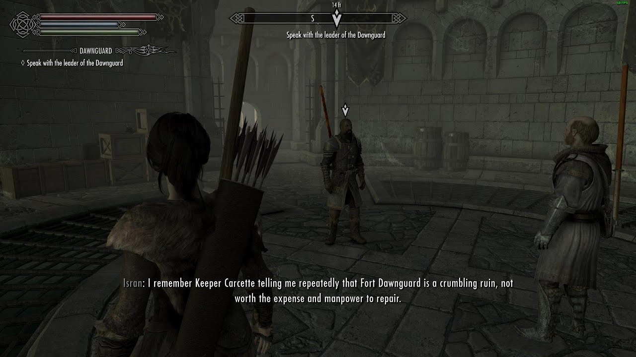 Skyrim Part 4: Meeting Isran and Joining the Dawnguard - YouTube